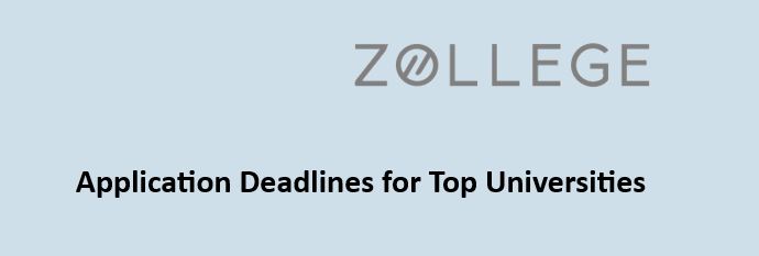 Application Deadlines for Top Universities in USA : Intakes, and Types ...