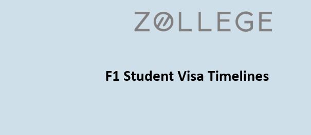 Guide on US F1 Student Visa Timeline