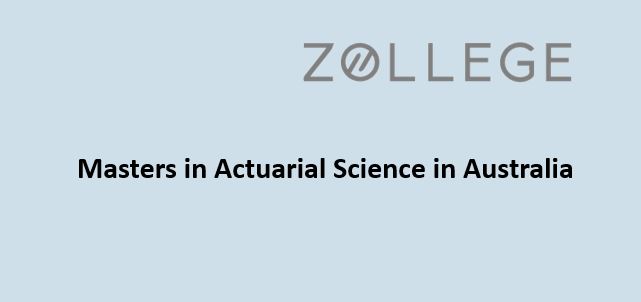 Masters in Actuarial Science in Australia: Top Universities ...