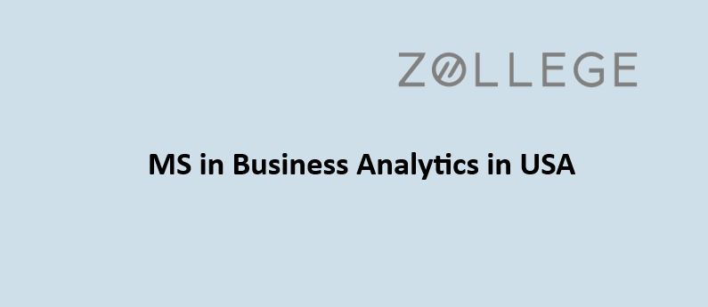 MS in Business Analytics in USA: Top Universities, Eligibility, Fees ...