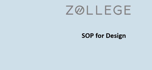 SOP for Design: Guidelines, Format and Tips