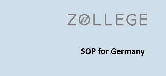 SOP for Germany: Format, Tips, and Sample