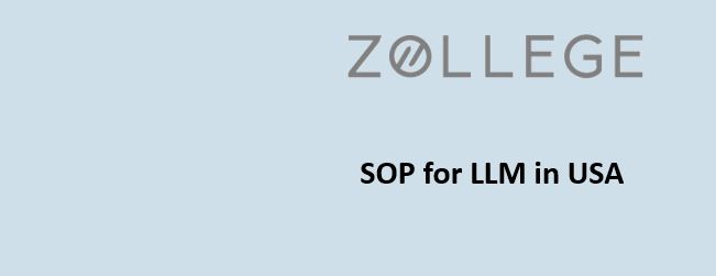 SOP for LLM in USA Structure and Sample